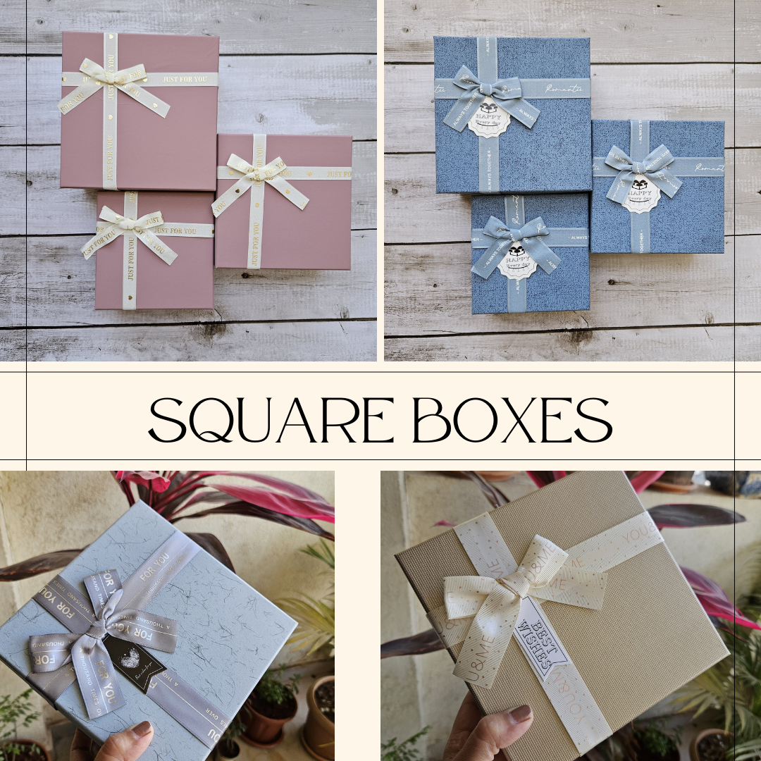 Square Gift Packaging Hamper Boxes | Buy Online – Prayog Boxes & More